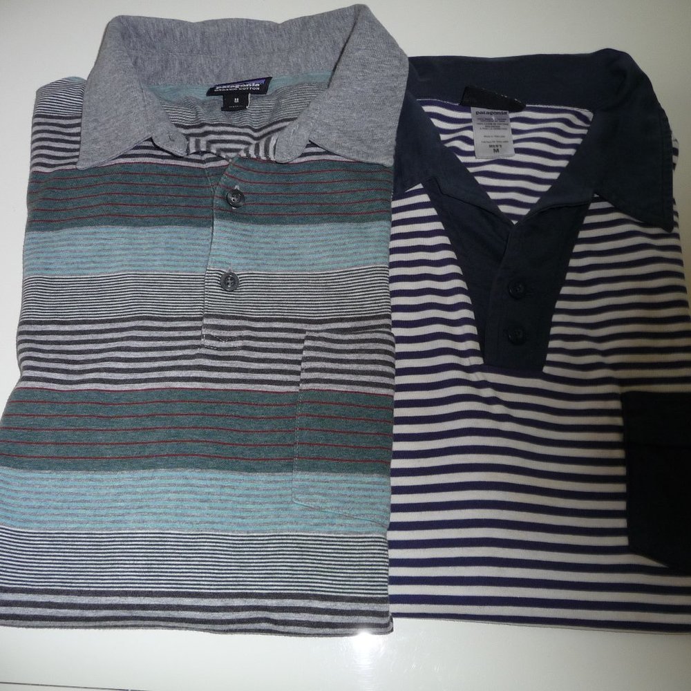 Patagonia Mens Two Polo Shirts Organic Cotton Short S… - Gem